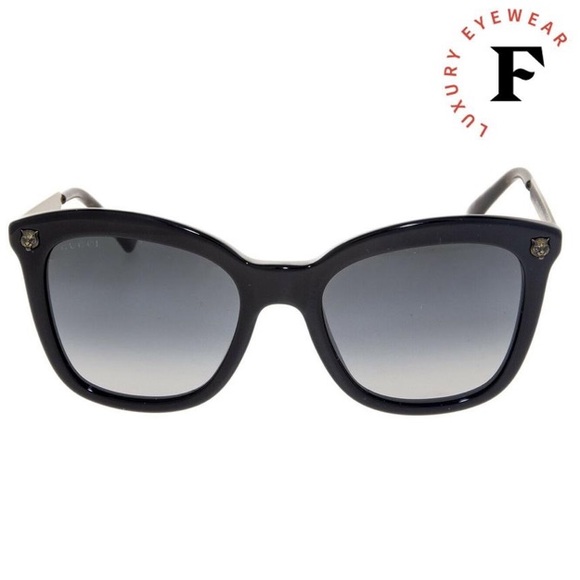 Gucci | Accessories | Gucci Black Bronze Antique Gold Gradient Tiger ...